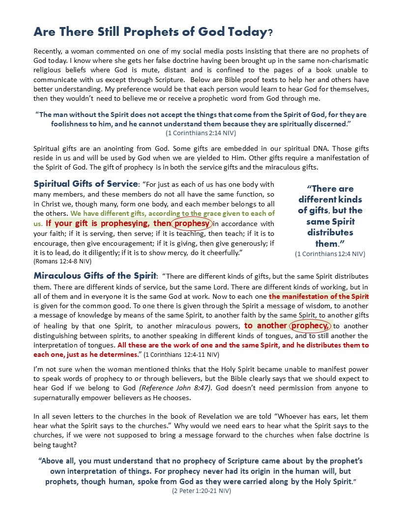Are There Still Prophets of God Today? – The Rogue Prophet