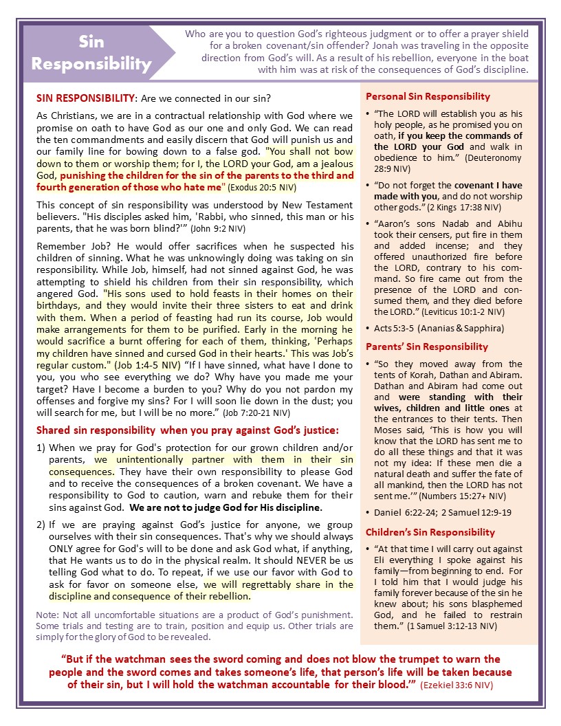 Sin Responsibility – The Rogue Prophet